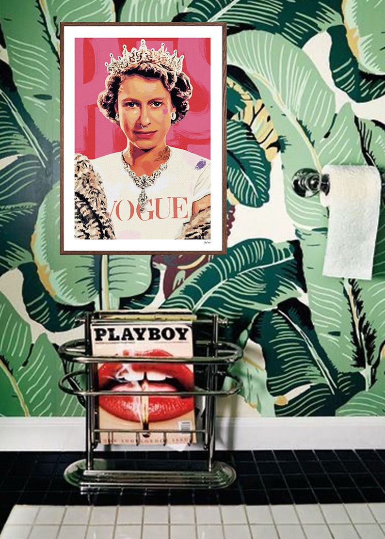 LIMITED EDITION Queen Elizabeth II Portrait Iconic Print - Etsy