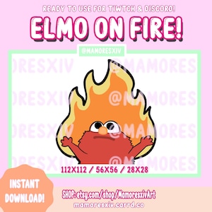 Elmo Emotes Twitch - Etsy