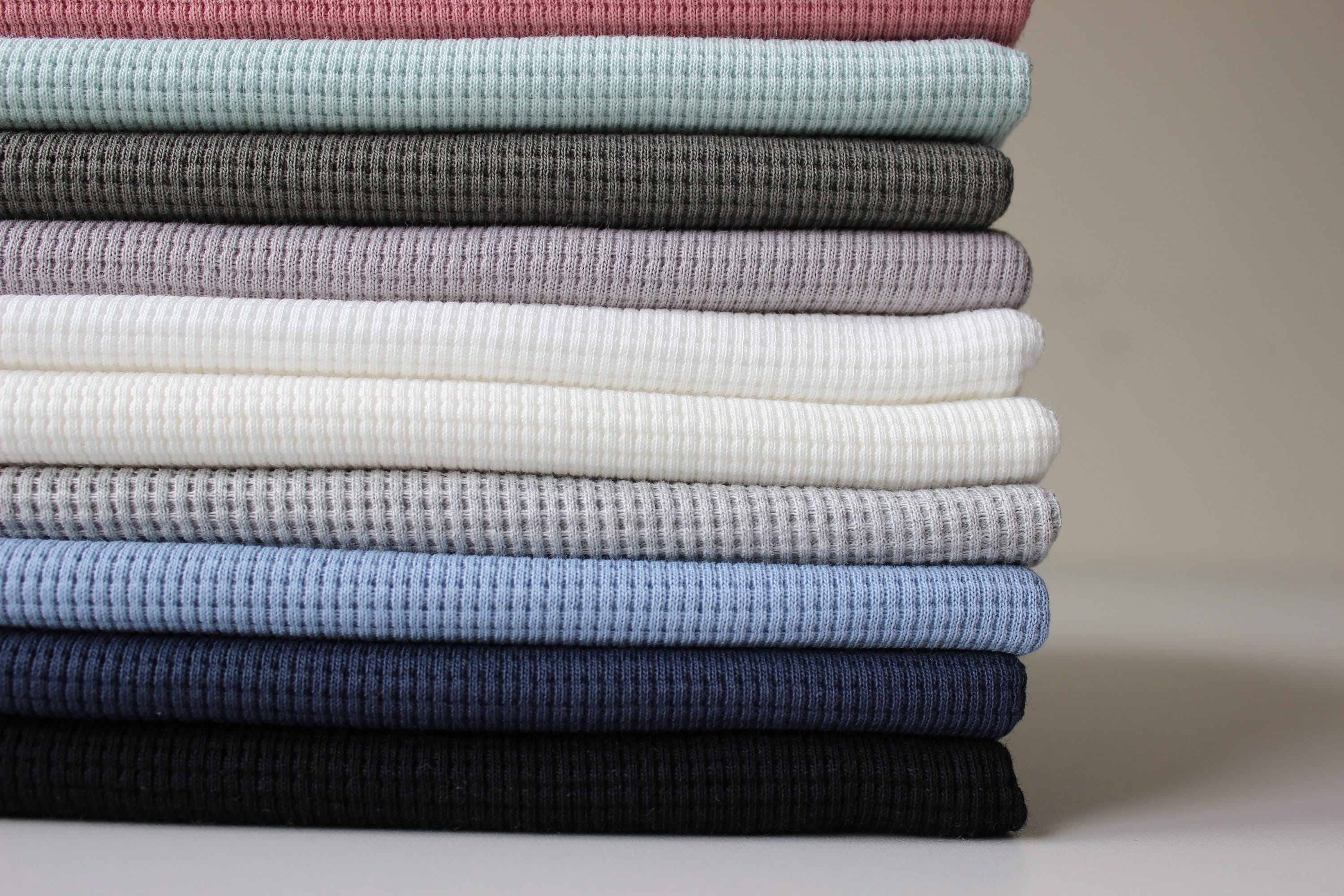 Cotton Knit Waffle Fabric by Half Meter / Half Yard - Etsy