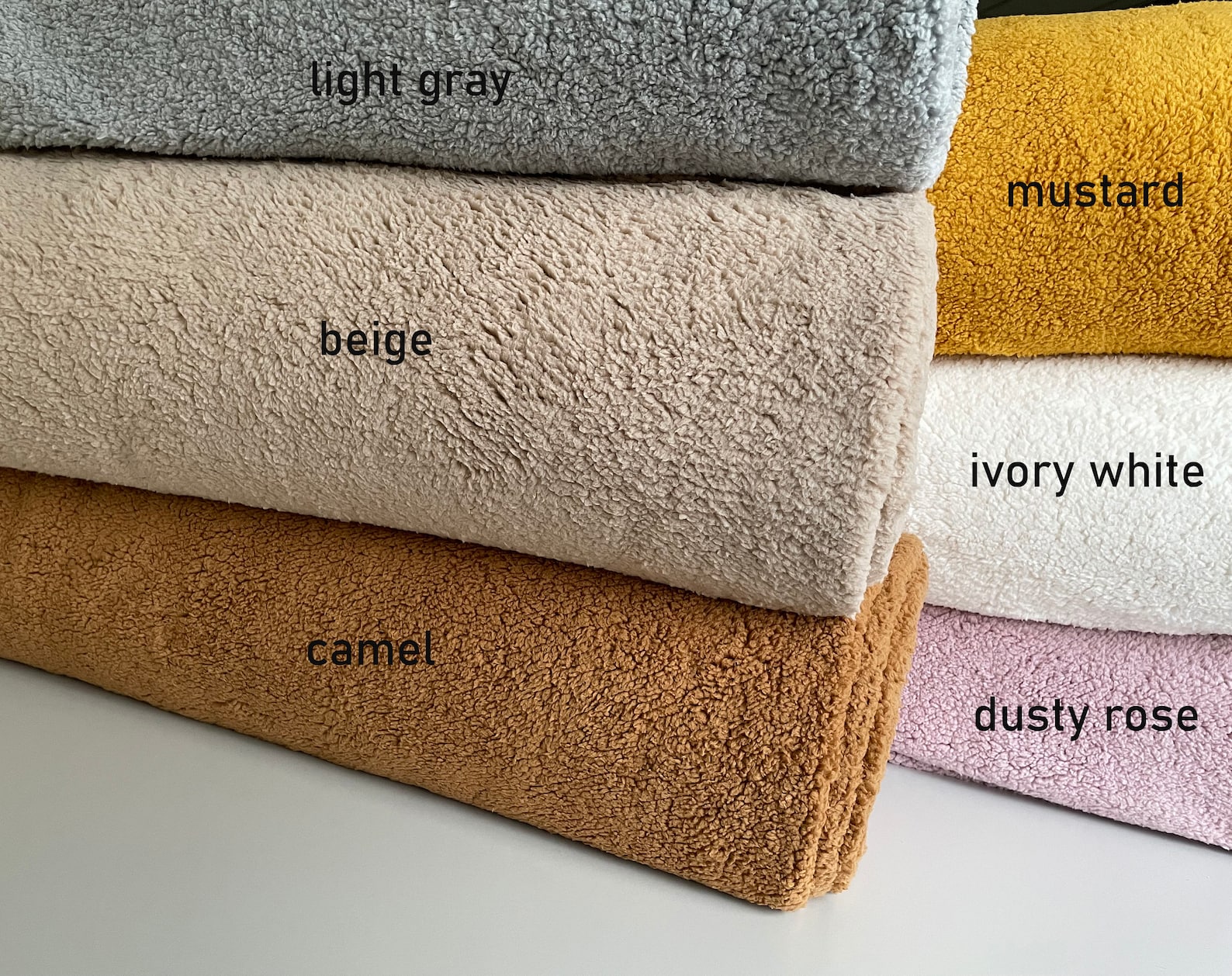 Sherpa Teddy Fur Fabric by Half Meter / Half Yard | Etsy