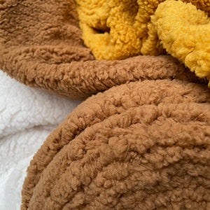 Sherpa Teddy Fur Fabric by Half Meter / Half Yard - Etsy