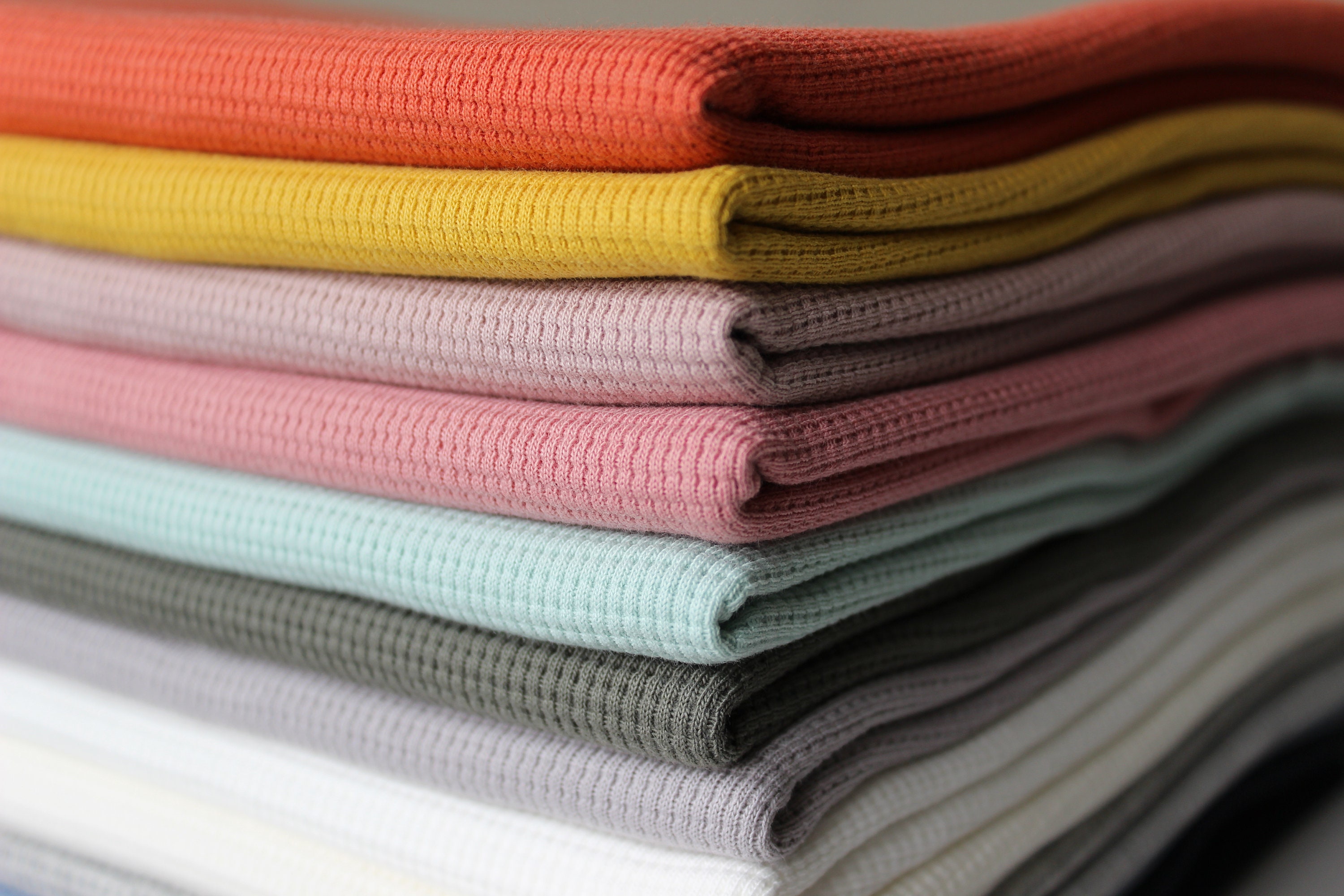 Cotton Knit Waffle Fabric SAMPLES - Etsy