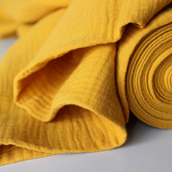 Yellow Muslin Fabric - Etsy