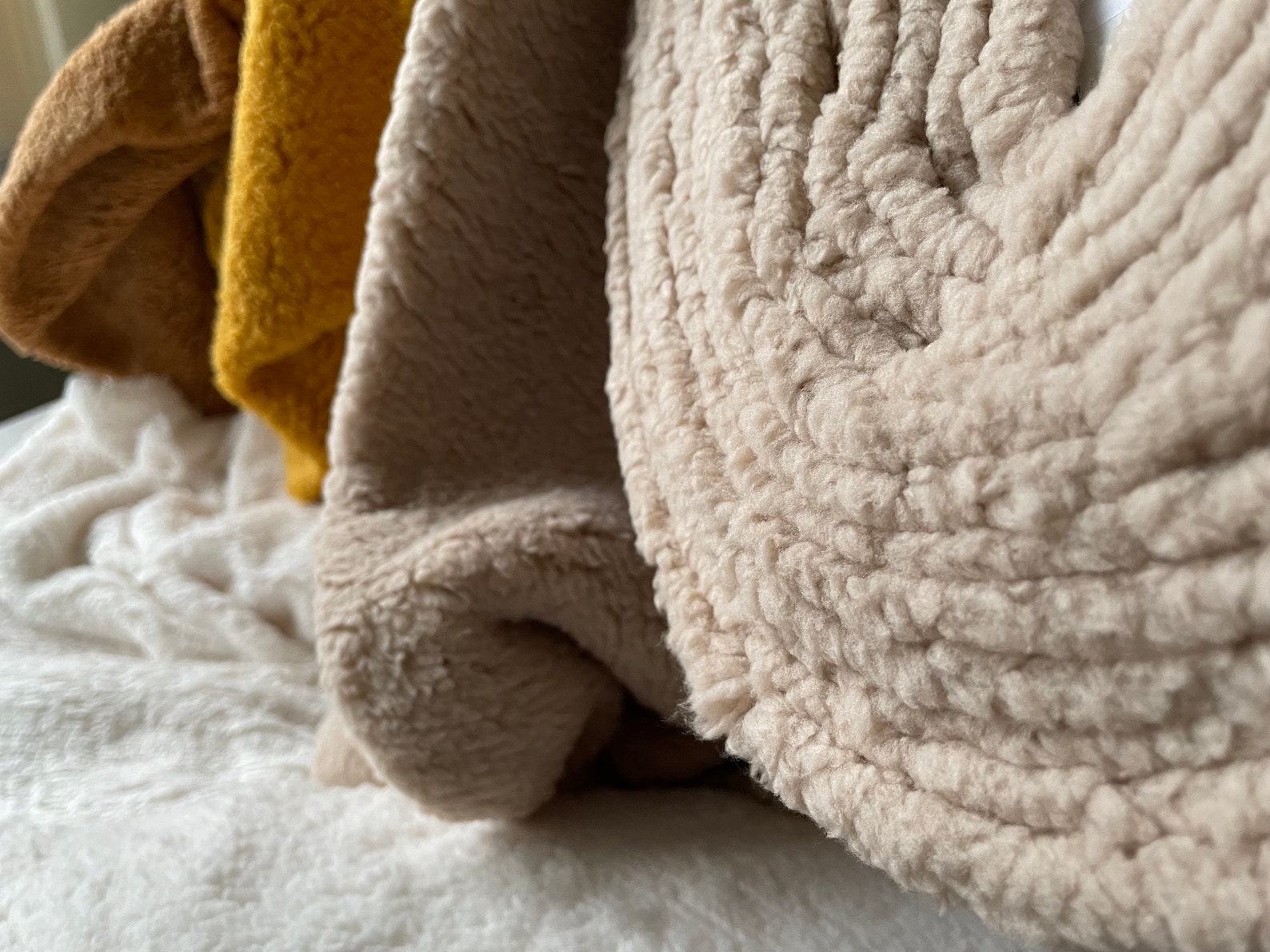 Sherpa Teddy Fur Fabric by Half Meter / Half Yard | Etsy