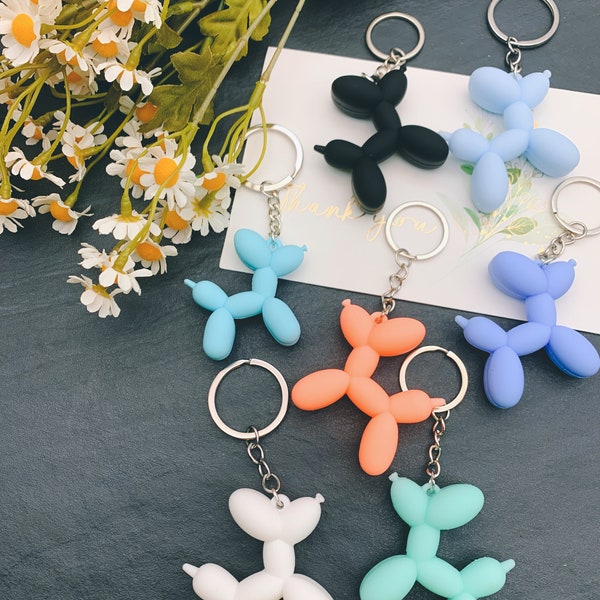 Balloon Dog Keychain - Etsy