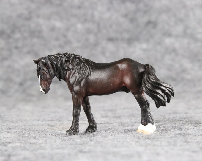 Custom Micro Mini Model Horse - Maggie Bennett Pewter Sir Billiam to ...