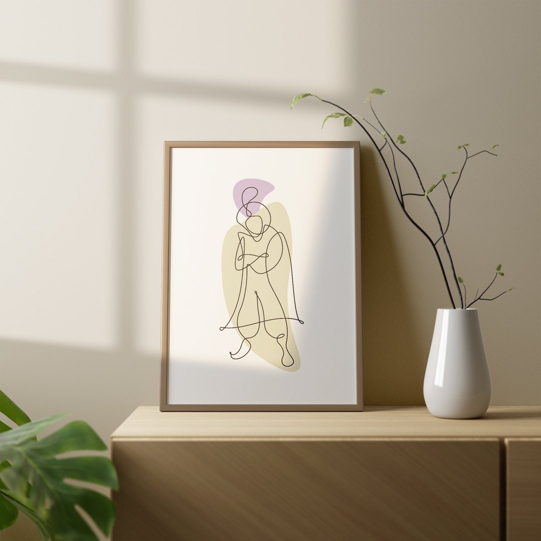 Aladdin | One Line Character Printable Art | Digital Download - Etsy