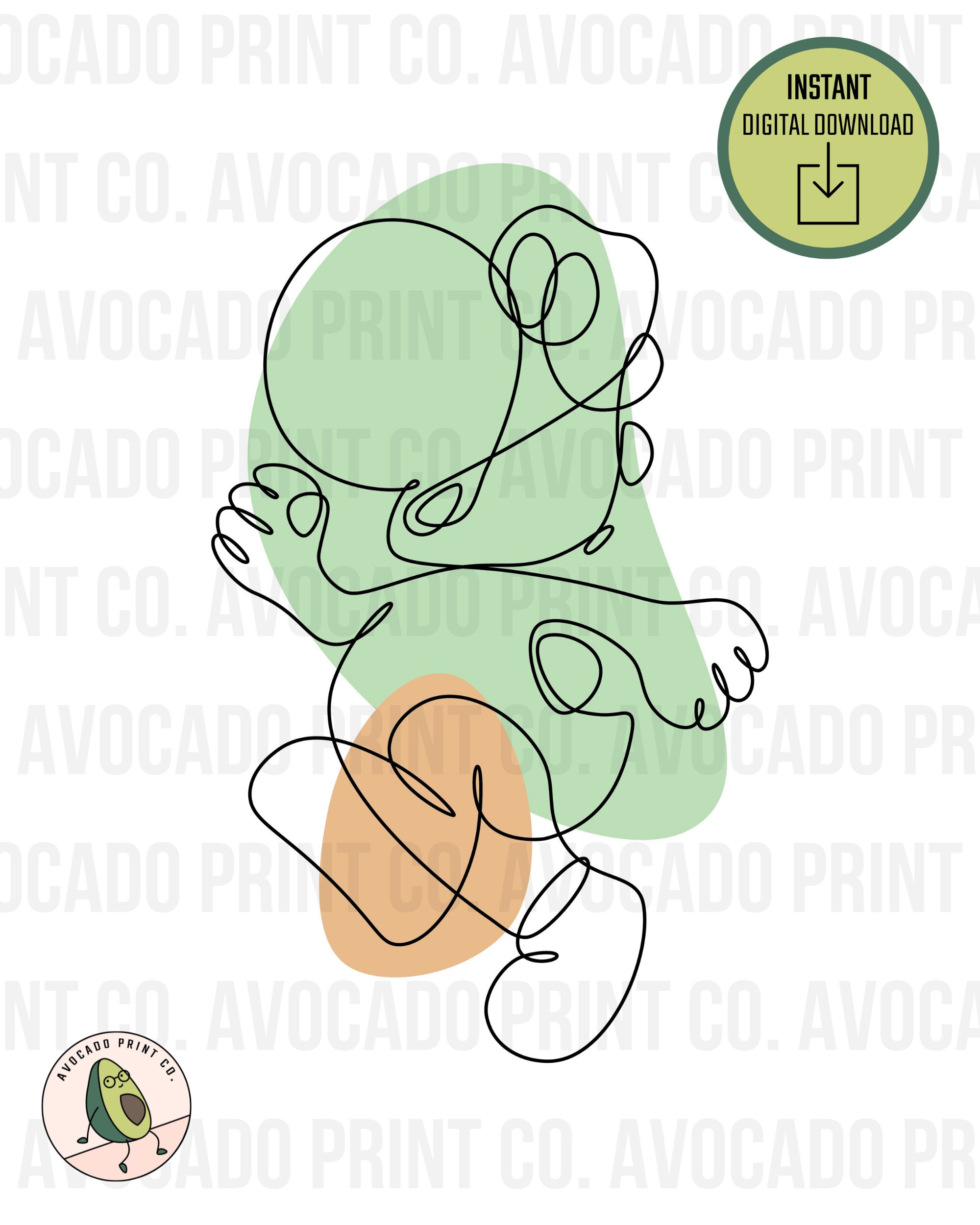 Mario Bros. - Yoshi | One Line Minimalist Printable Poster | Digital ...
