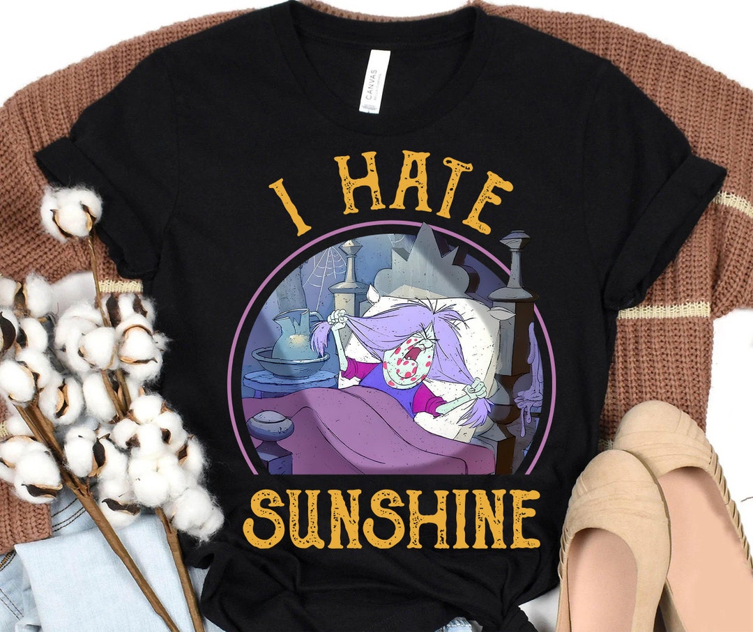 Retro Disney the Sword in the Stone Mad Madam Mim I Hate Sunshine Shirt ...