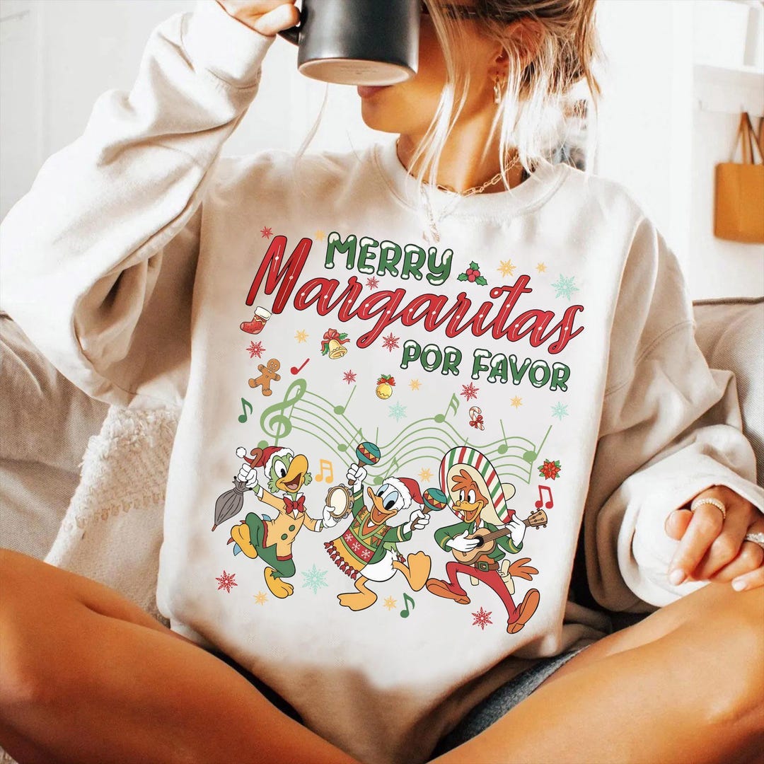 Vintage Disney the Three Caballeros Merry Margaritas Por Favor ...