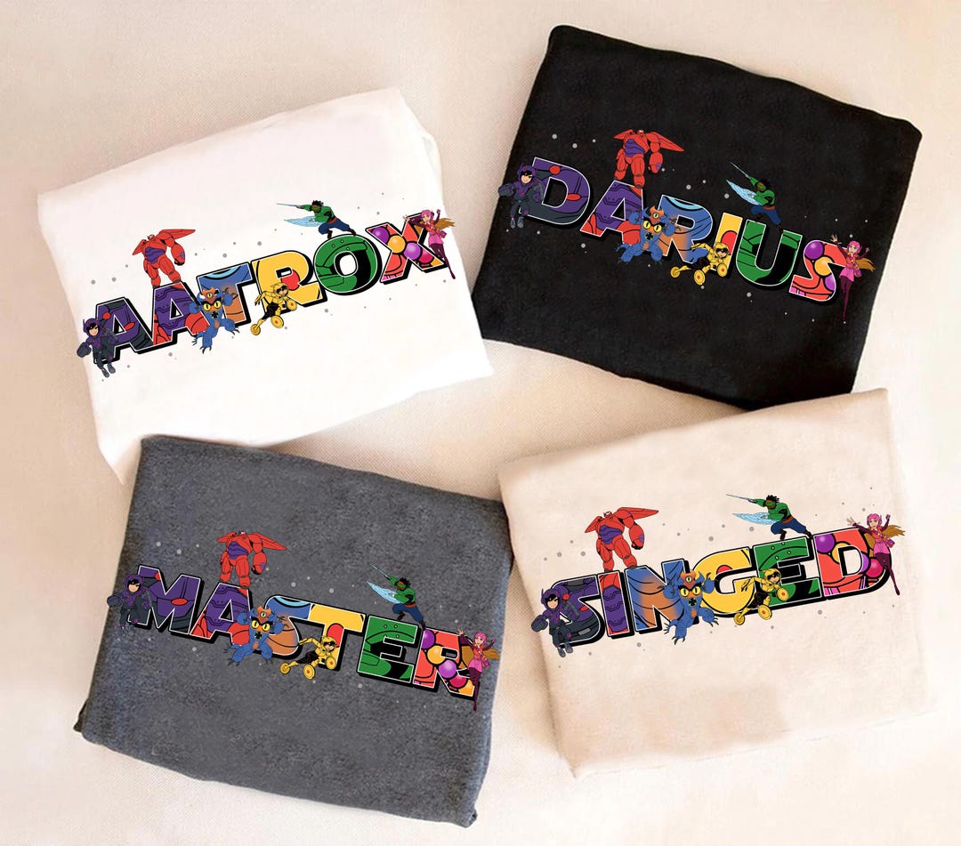 Personalized Disney Big Hero 6 Baymax Shirt, Custom Name Big Hero ...