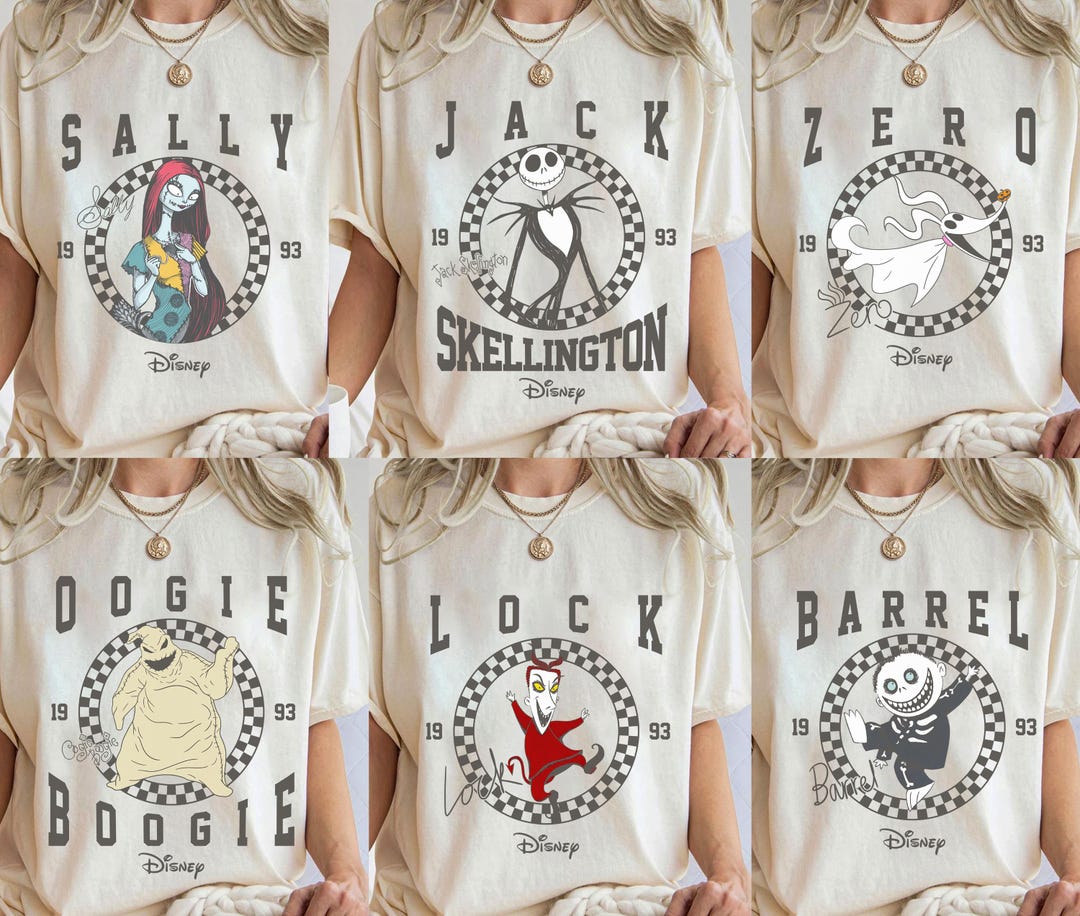 Disney Retro the Nightmare Before Christmas Est 1993 Checkerboard ...