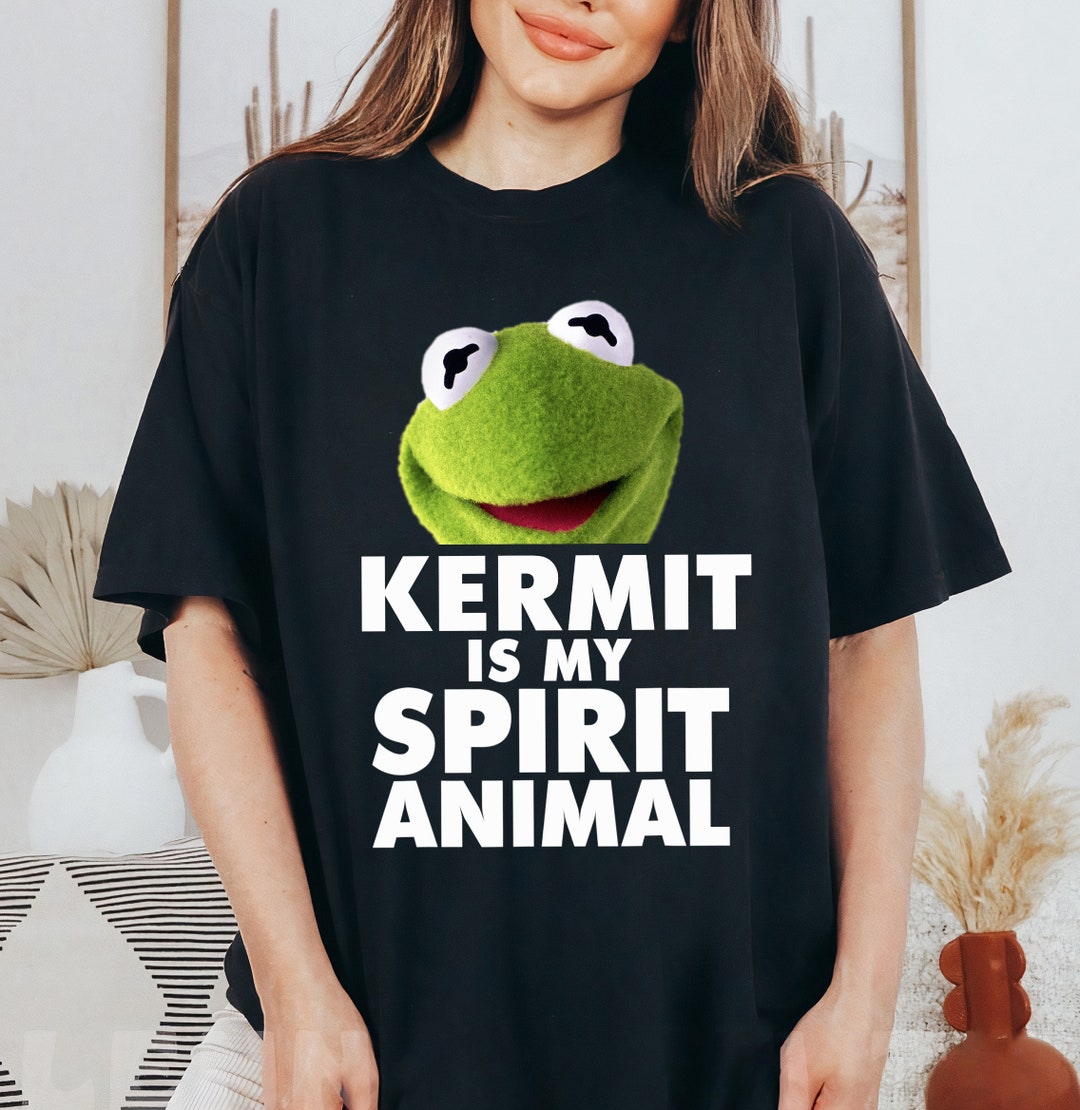 Disney the Muppets Kermit Frog is My Spirit Animal T-shirt, Disneyland ...