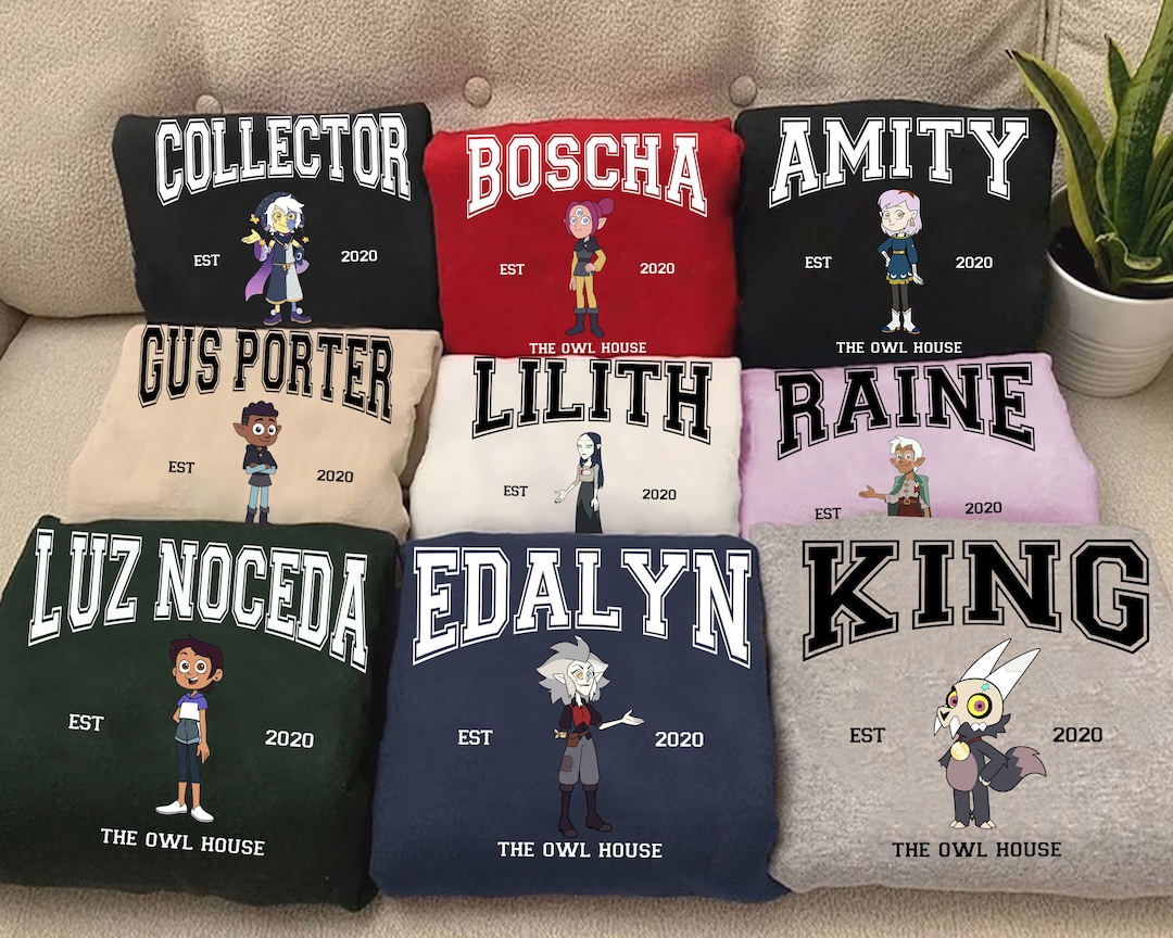 Disney the Owl House Characters Est 2020 Group Matching Shirt, Owl ...