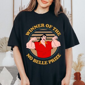Disney Beauty and the Beast Gaston Winner of No Belle Prize Retro T ...