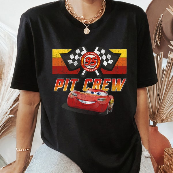 Lighting Mcqueen Pit Crew Shirt - Etsy