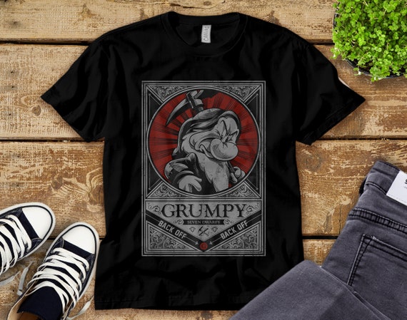 Disney Grumpy Grumpster Dwarf T-shirt Unisex Tee Adult T-shirt | Etsy
