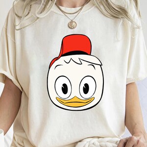 Disney Ducktales Characters Big Face Halloween Costume Shirt, Huey ...