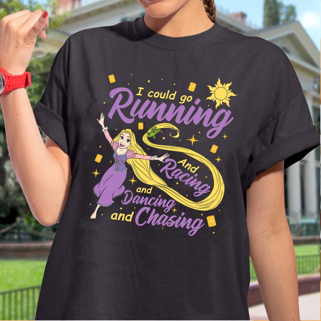 Disney Rapunzel Tangled Shirt, I Could Go Running and Racing Shirt ...