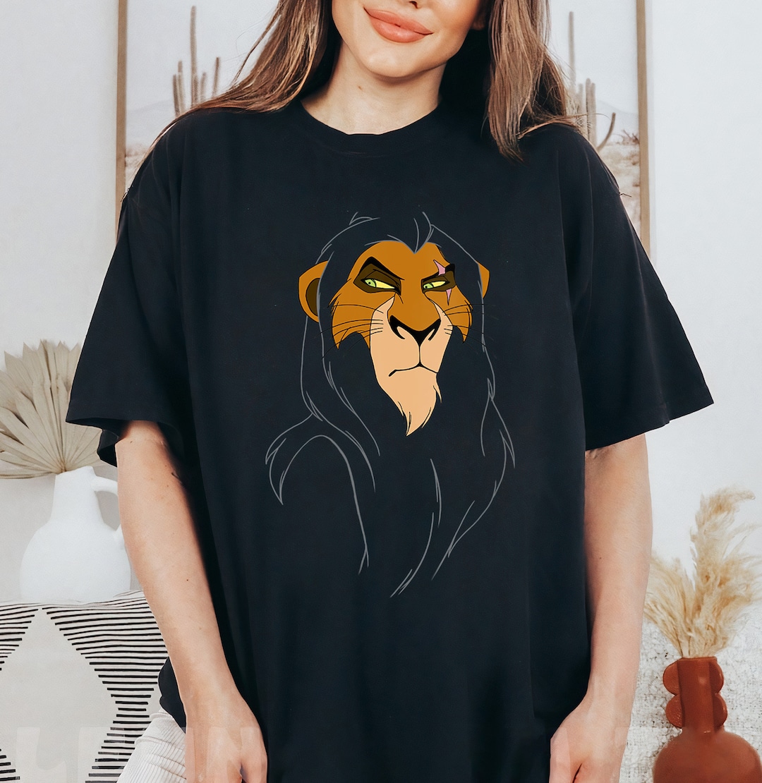 Disney the Lion King Scar Large Face Disneyland Family - Etsy