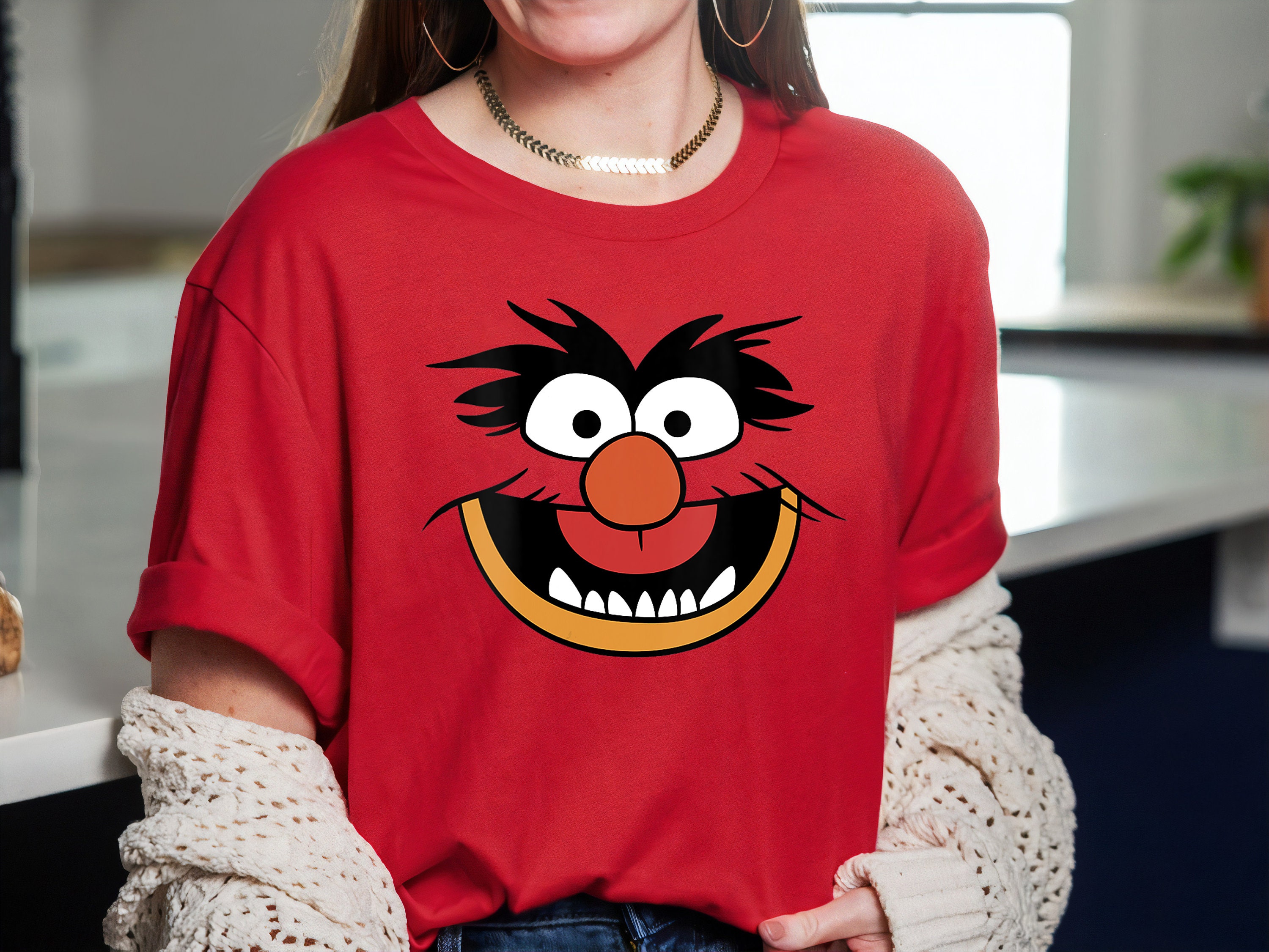 Disney the Muppets Animal Big Face Costume Halloween Shirt, Disneyland ...