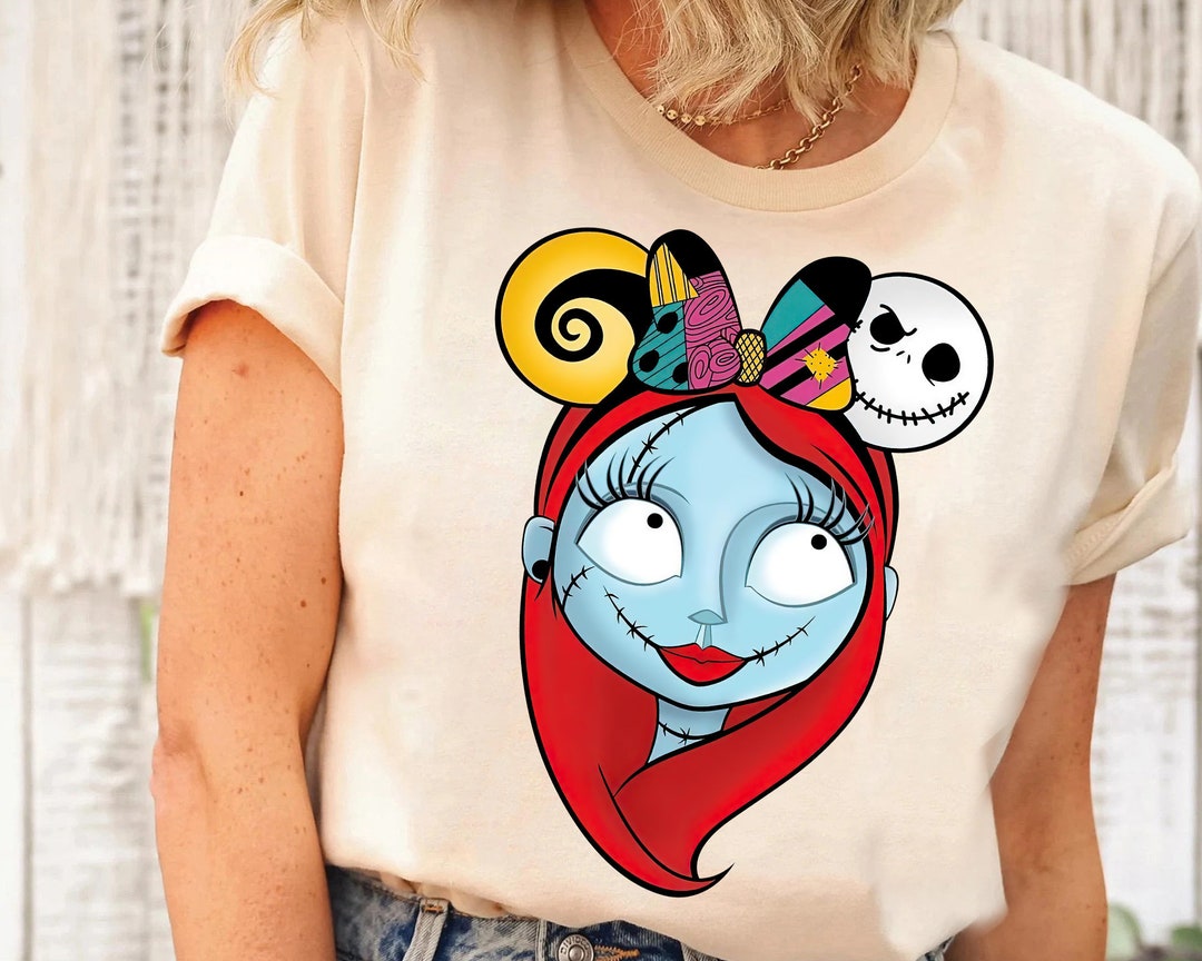 Disney the Nightmare Before Christmas Sally Portrait With Jack Hair Bow ...