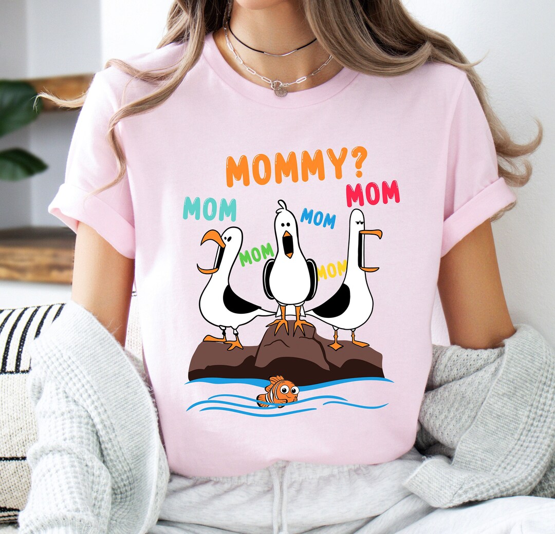 Disney Finding Nemo Seagull Mommy Mom Shirt, Disney Mom Squad Shirt ...