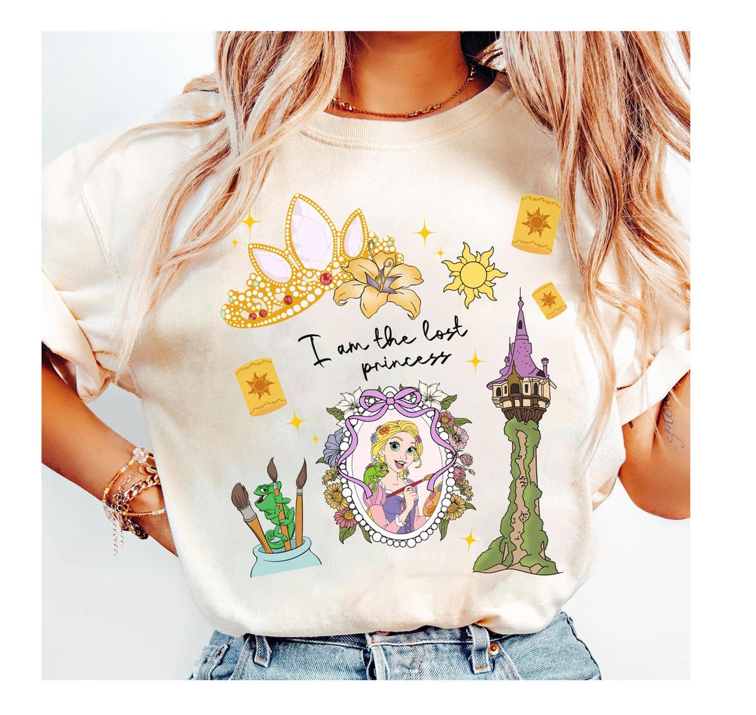 Vintage Disney Tangled Rapunzel I Am the Lost Princess Shirt, Rapunzel ...