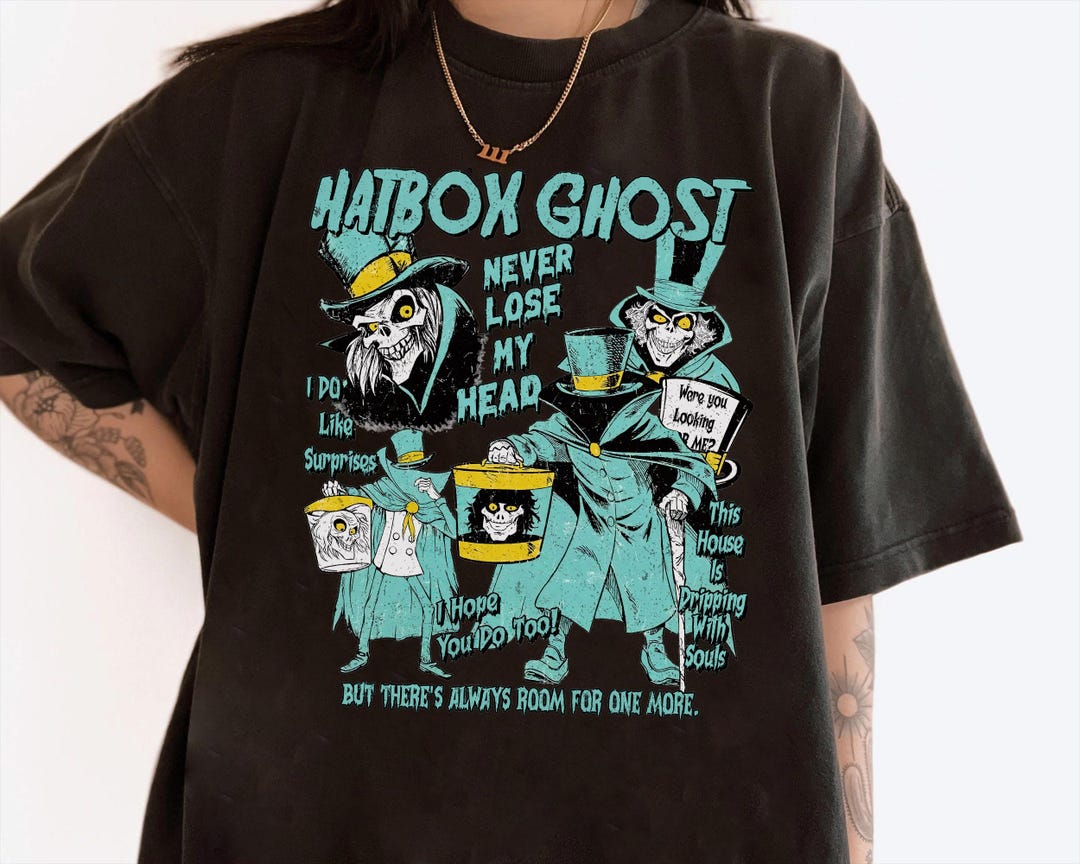Retro the Haunted Mansion Shirt, Hatbox Ghosts Tee, Psychic Readings Foolish Mortals Shirt ...