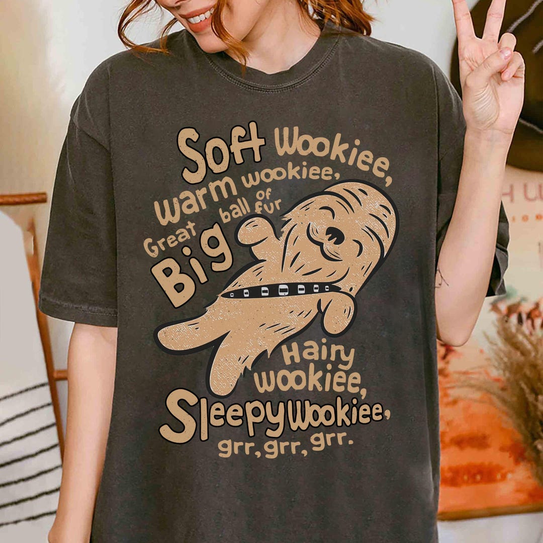 Star Wars Soft Wookie, Warm Wookie, Little Ball of Fur T-shirt, Star ...