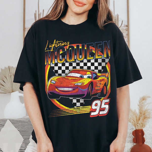 Lightning Mcqueen Race Shirt - Etsy