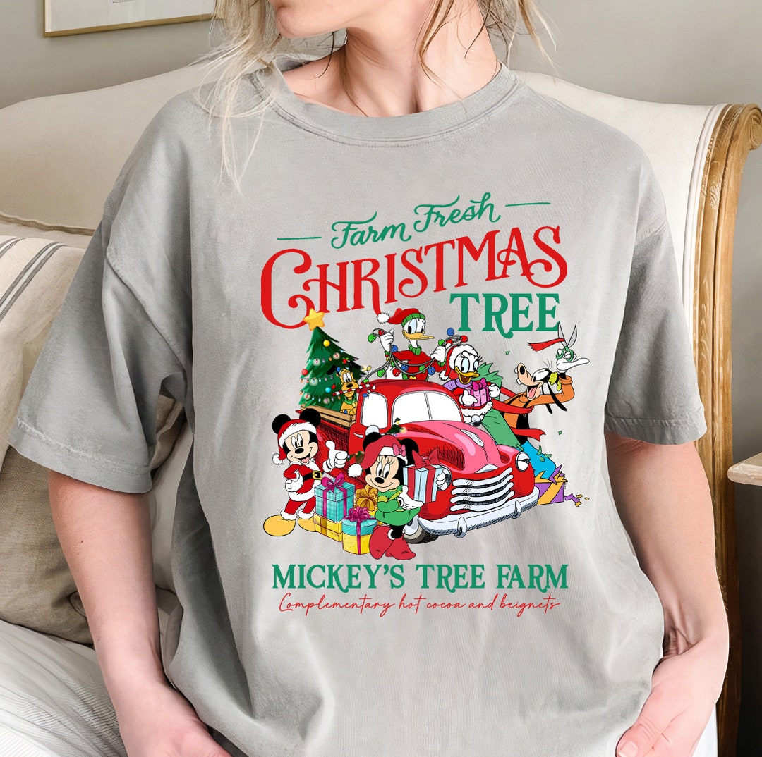 Disney Farm Fresh Shirt, Classic Mickey's Tree Farm Shirt, Mickey and ...