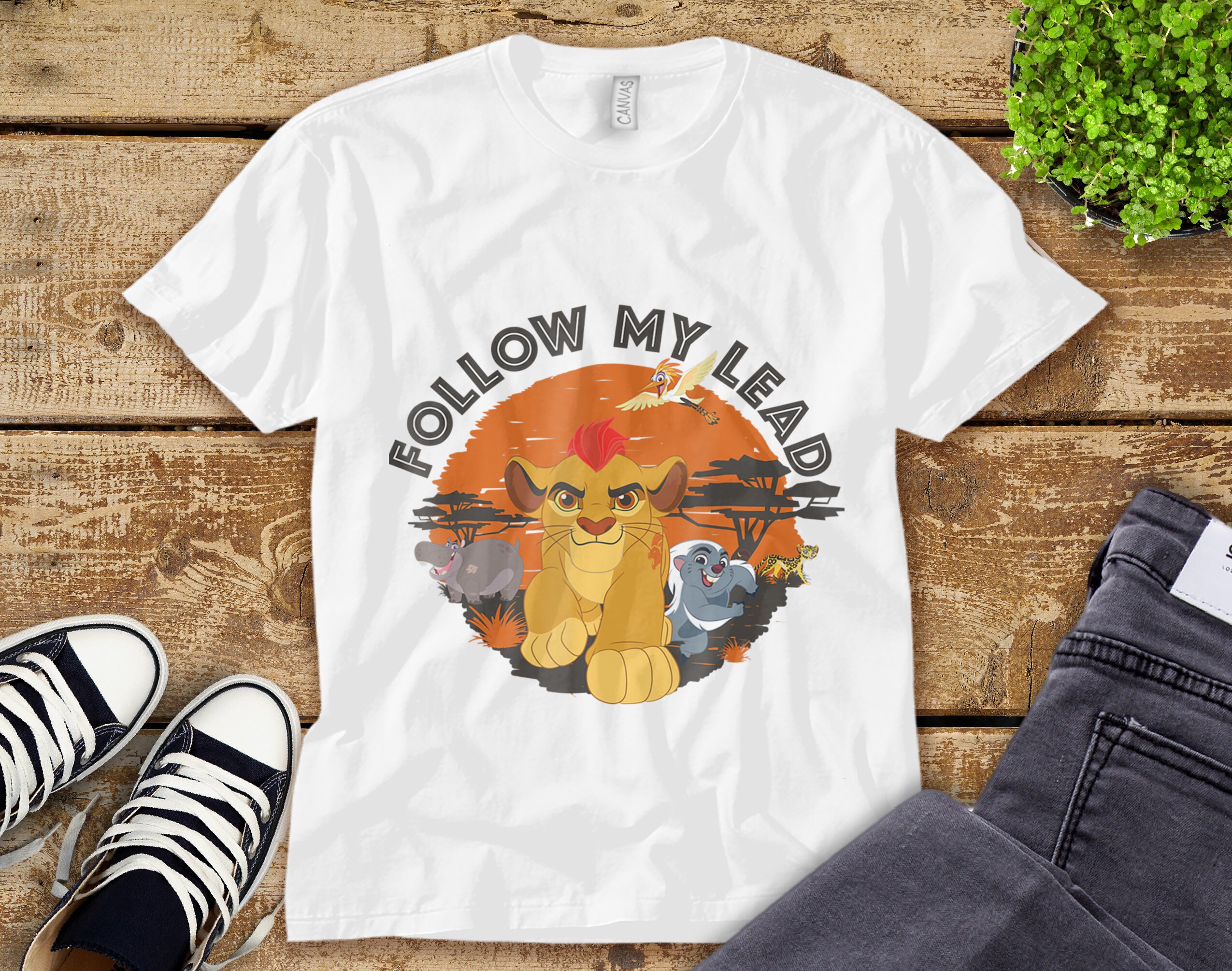 Disney the Lion King Simba Friends Follow My Lead Funny Unisex | Etsy