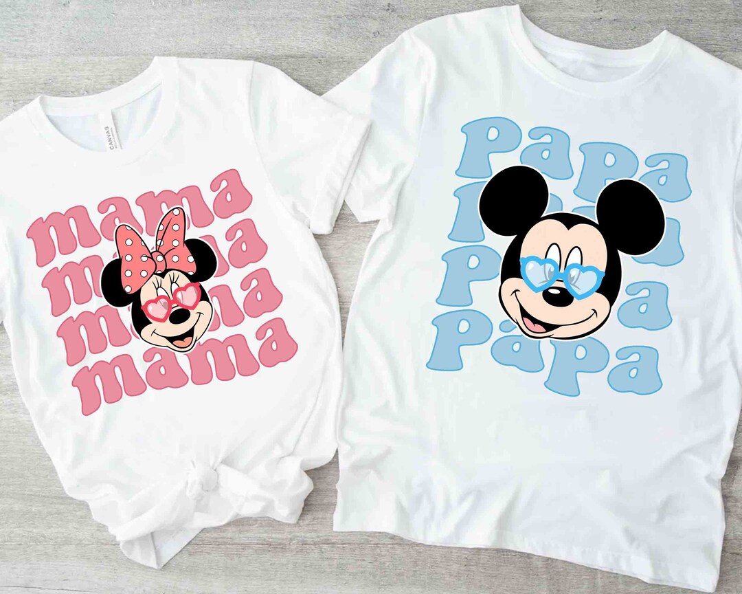 Disney Mickey and Minnie Mama Papa Shirt, Best Mom Ever Disney Mom ...