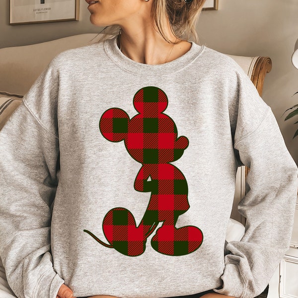 Mickey Mouse Plaid Shirt - Etsy