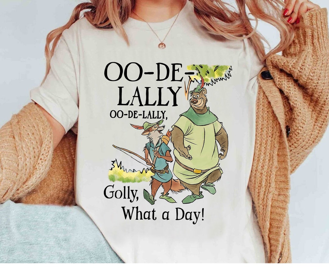 Vintage Robin Hood and Little John Oo De Lally Golly What A Day Shirt ...