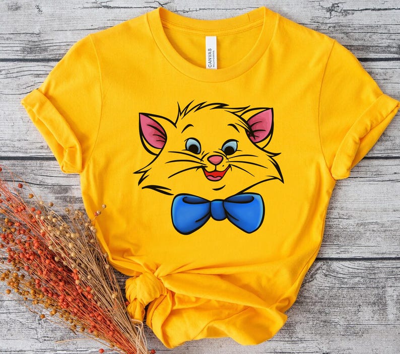 Disney the Aristocats Big Face Halloween Costume Shirt, Disney Berlioz ...