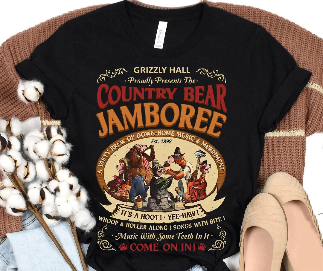 Retro Country Bear Jamboree Shirt, Grizzly Hall Country Bear Jamboree ...