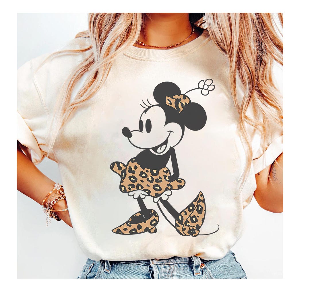 Disney Mickey and Friends Minnie Mouse Cheetah Print Outfit Traditional ...