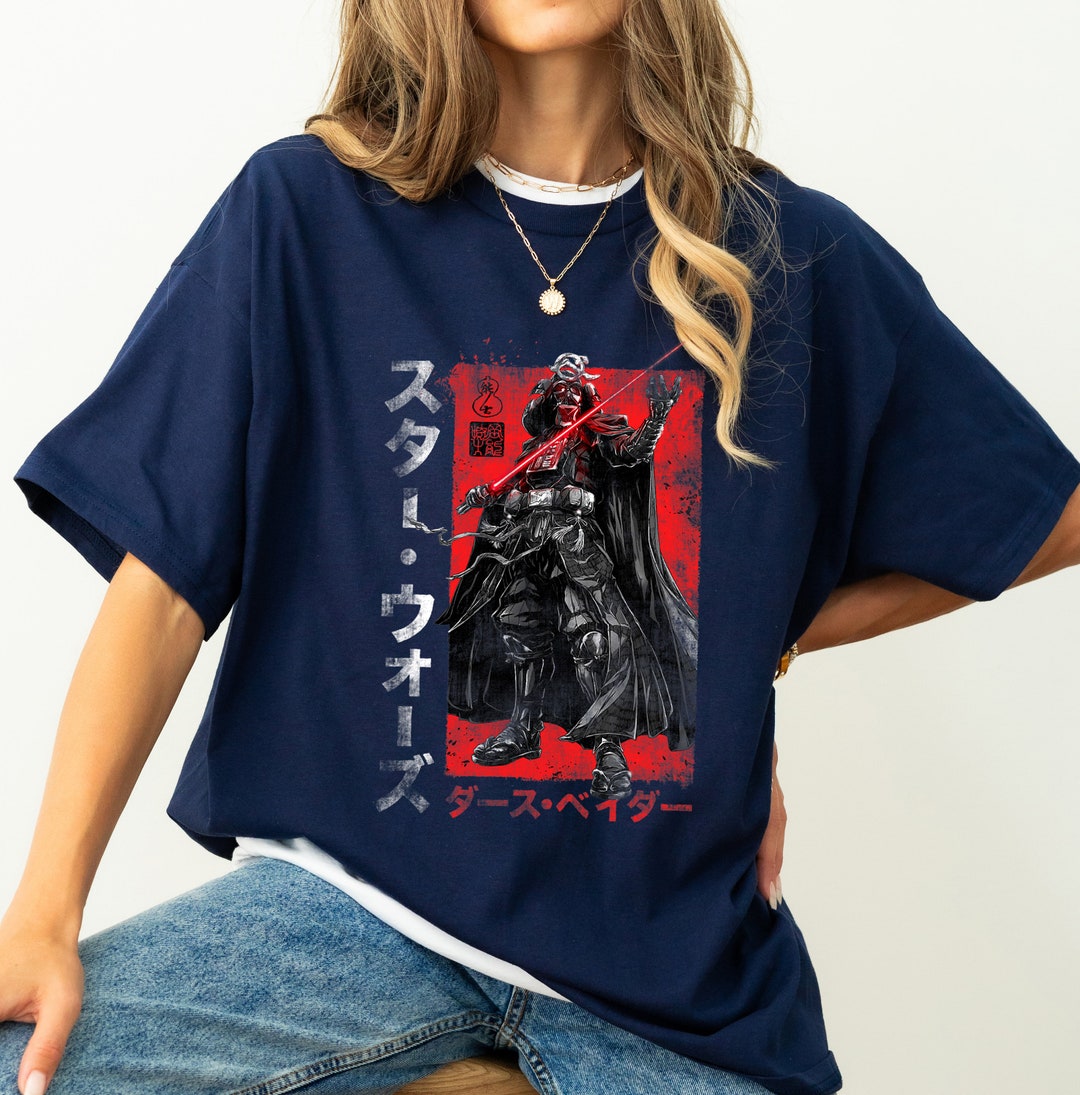 Star Wars Visions Samurai Vader Reach T-shirt, Darth Vader Tee, Disney ...
