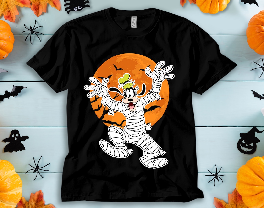 Disney Goofy Mummy Moon Pumpkin the Nightmare Halloween Unisex - Etsy