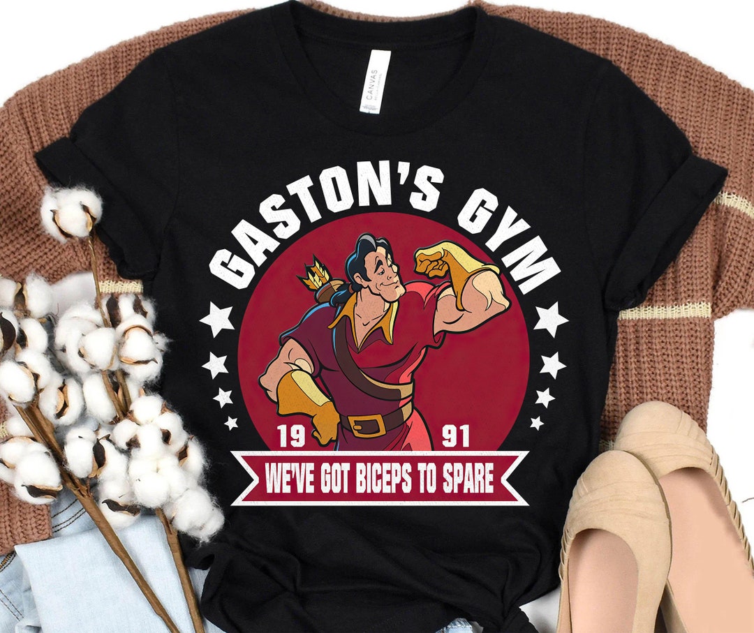 Disney Beauty and the Beast Gaston's Gym We've Got Biceps to Spare ...