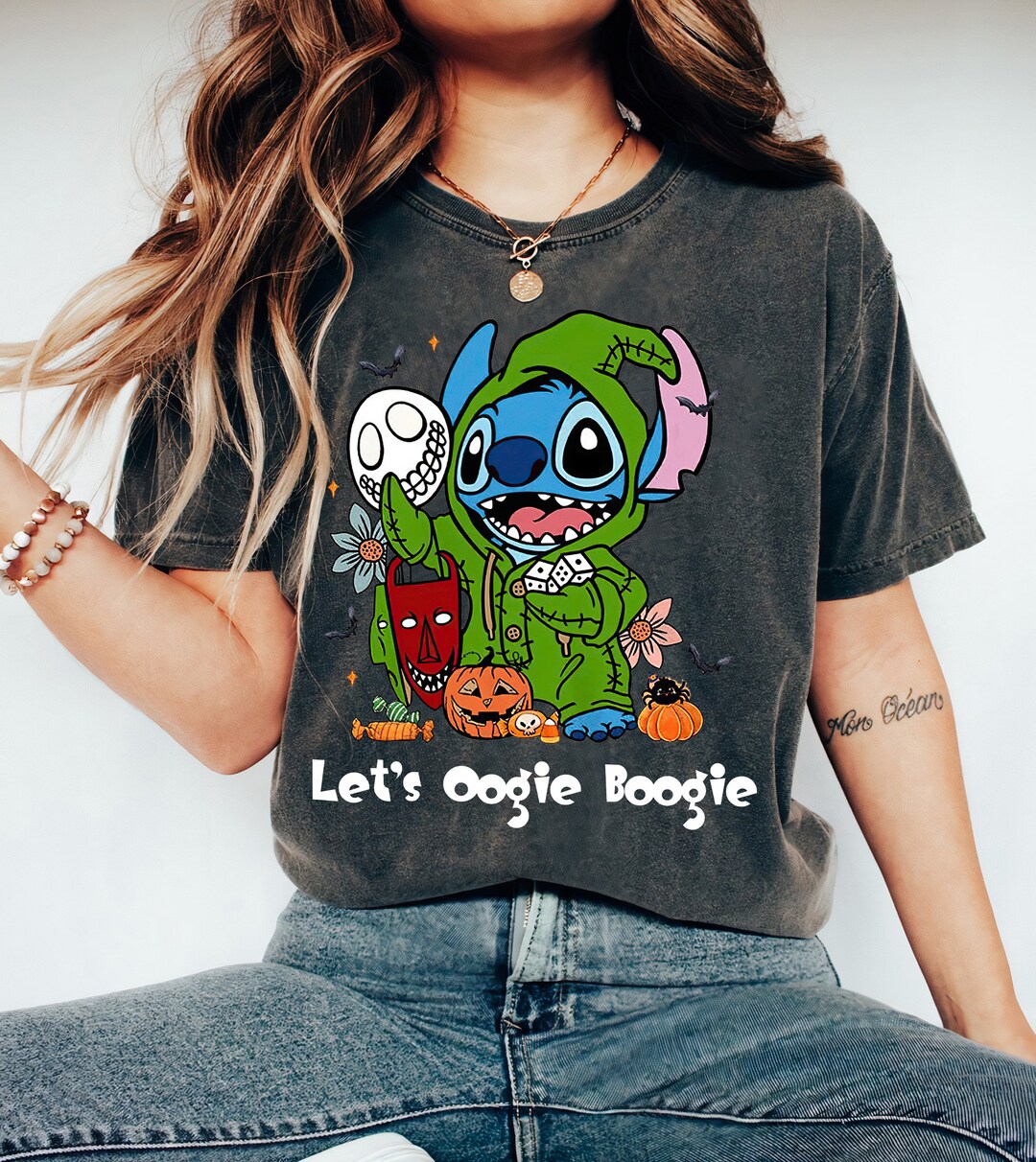 Disney Stitch Let's Oogie Boogie Costume Halloween Shirts, the ...