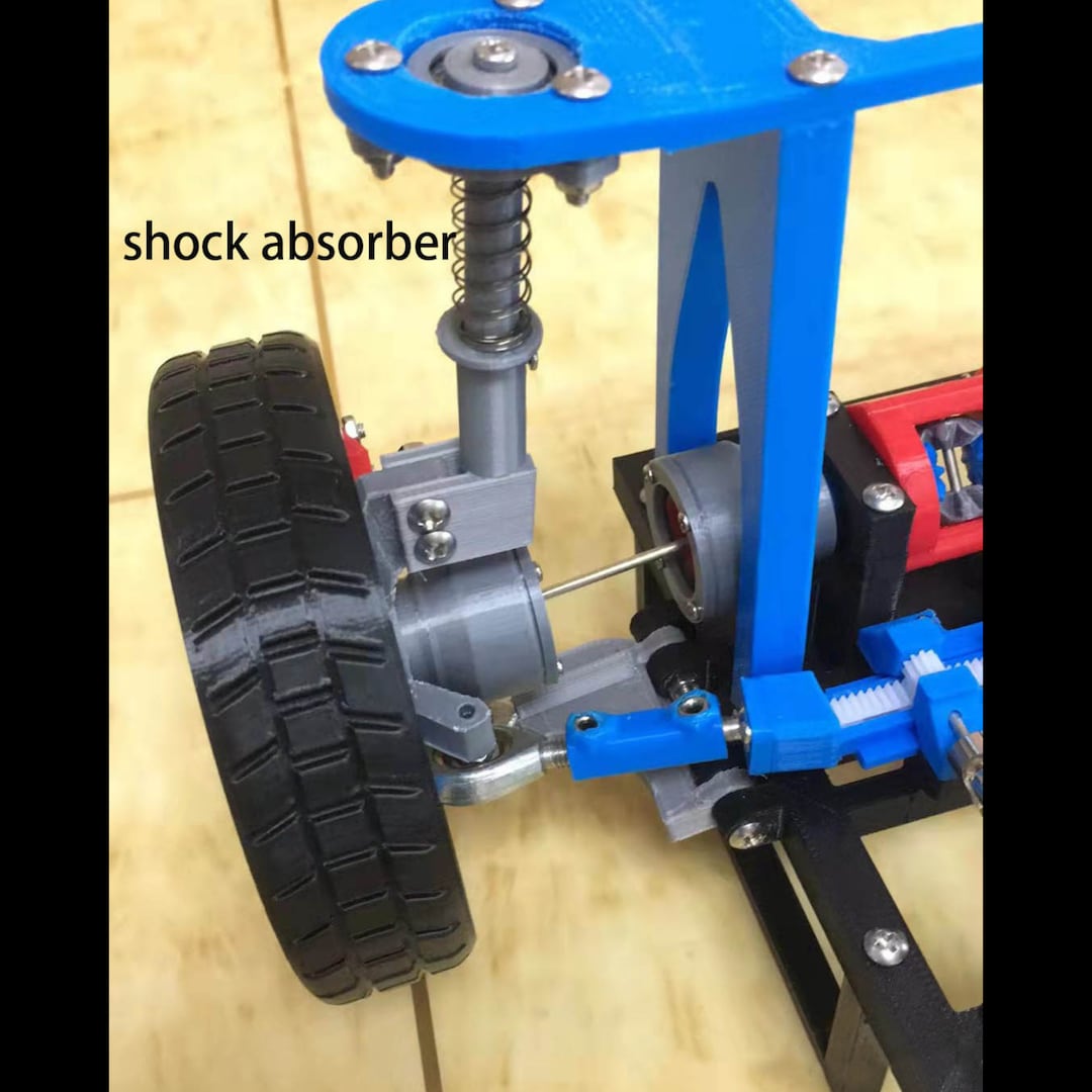 3d-printed Automobile Front Axle Model Electric Moveable - Etsy