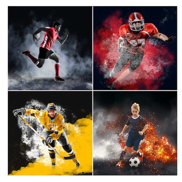 Smoke Photoshop Template - Etsy