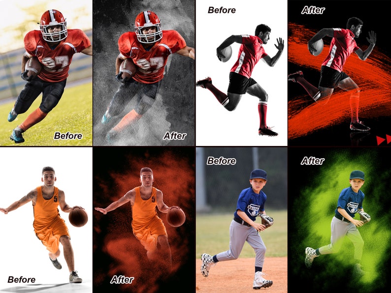 Sports Background Template: Smoke & Dust Effect (PSD Digital Download ...