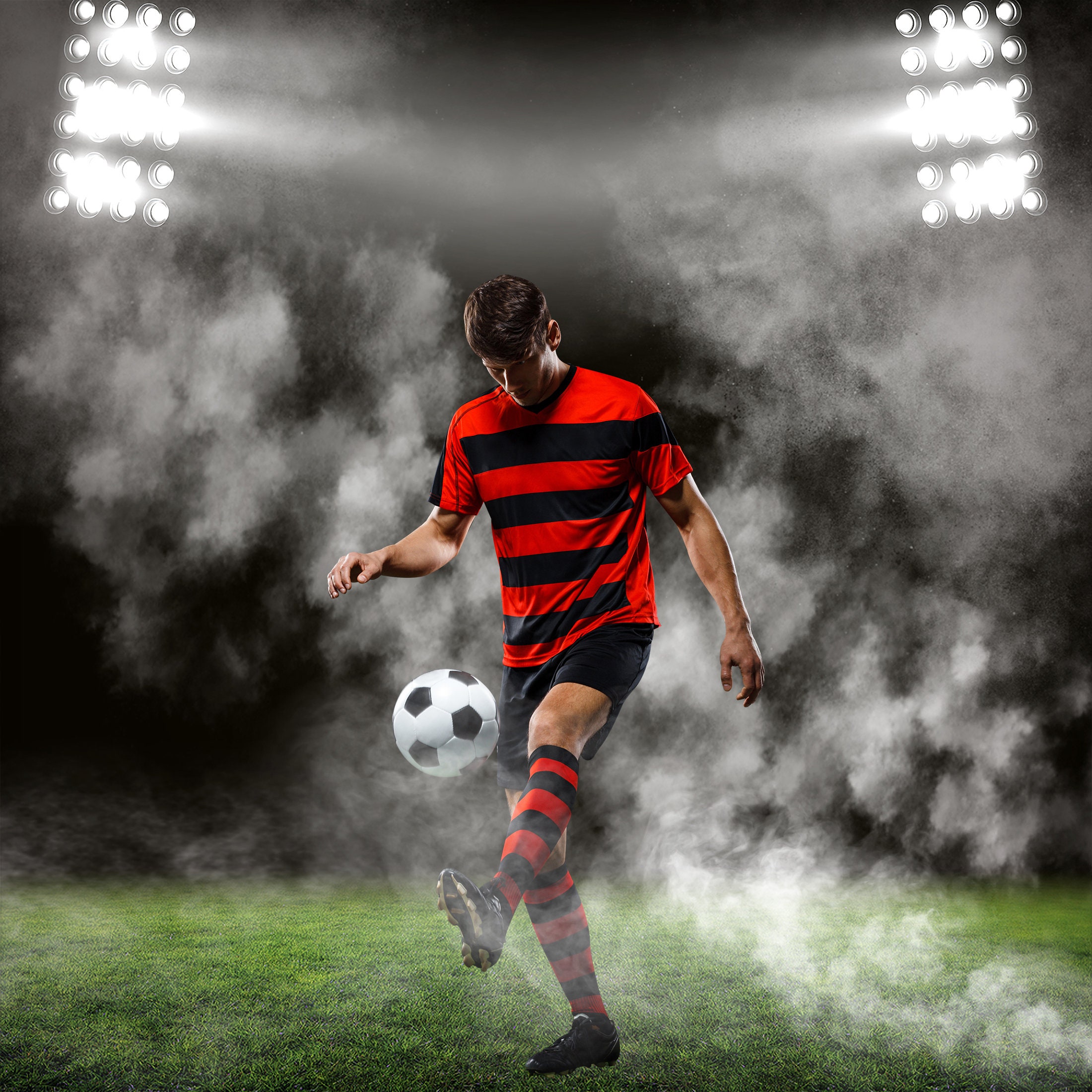 Sports Poster Template | Football Digital Backgrounds | Football ...