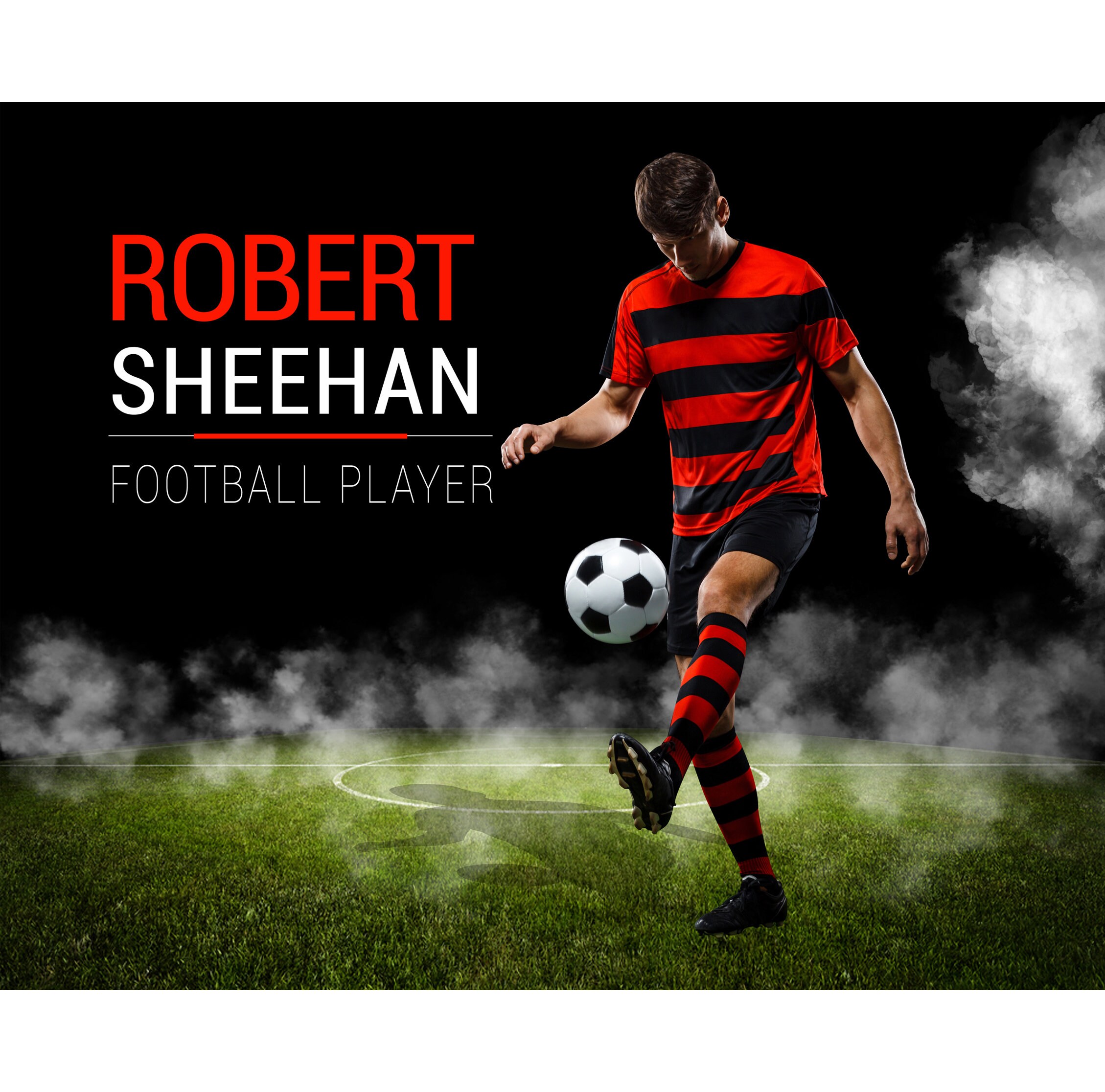 Sports Poster Template Football Digital Backgrounds Football Backdrop ...
