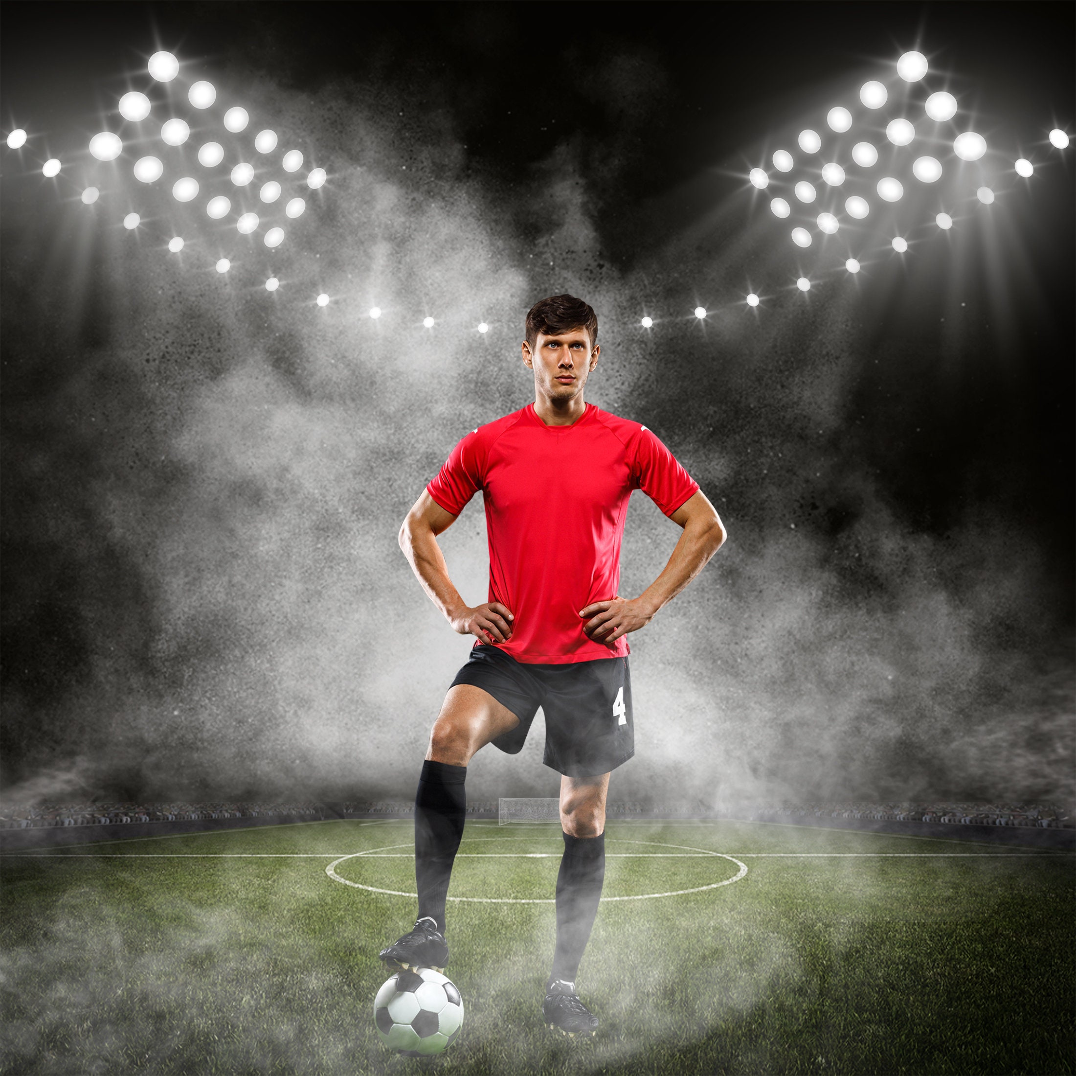 Sports Poster Template | Football Digital Backgrounds | Football ...