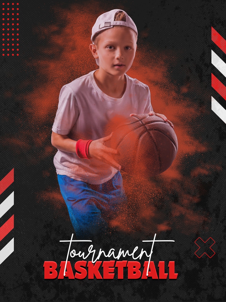 Sports Poster Template Keep Your Basketball Memories - Etsy